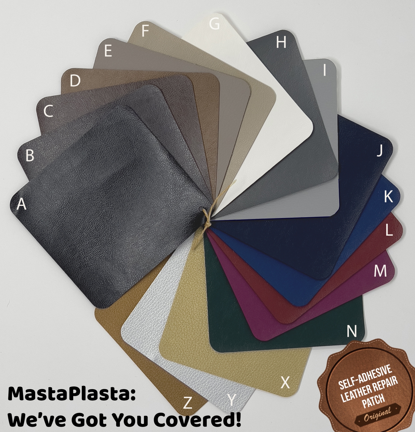 Leather Repair Patch | Large Plain – 20cm x 10cm | MastaPlasta