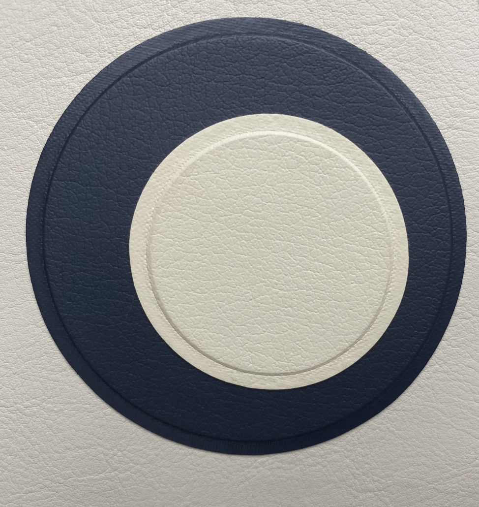 Leather Repair Patch | Large Plain Circle – 8cm x 8cm | MastaPlasta