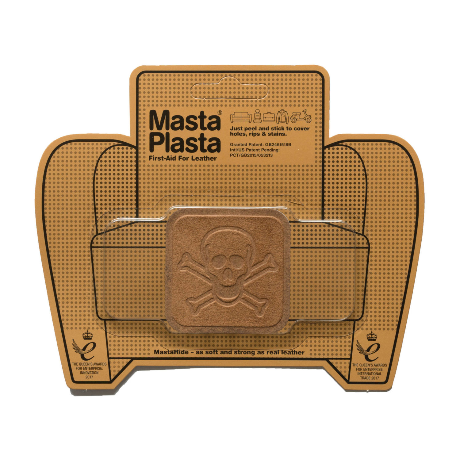 Suede Repair Patch | Pirate – 5cm x 5cm Clearance Sale! | MastaPlasta