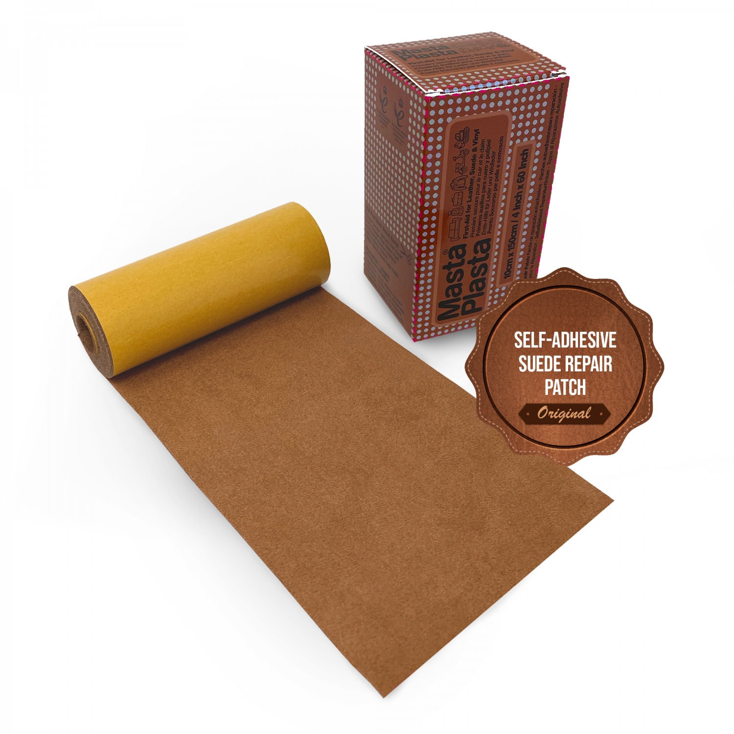 Suede Repair Roll/Tape | 150cm x 10cm (60x4ins) | MastaPlasta